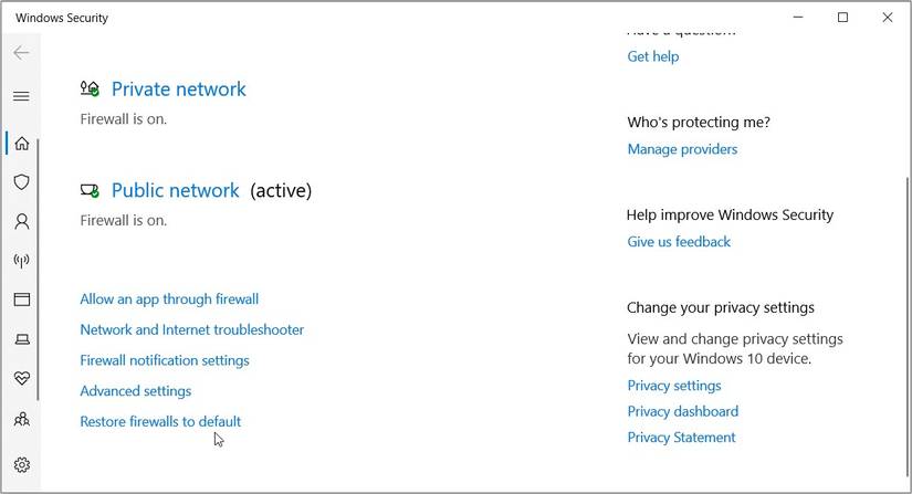5 Ways to Reset the Windows Firewall Settings