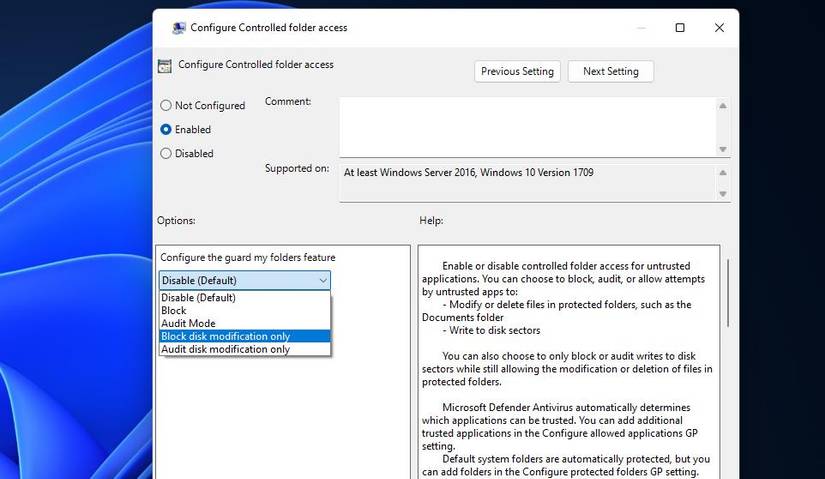 How to Enable Controlled Folder Access in Windows 10 & 11