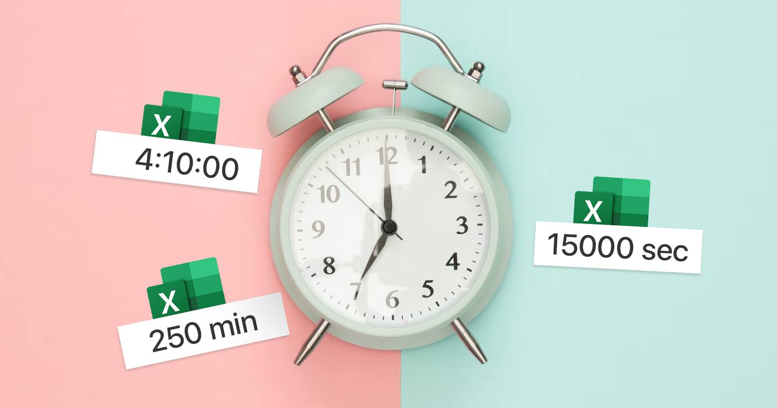 How to Convert Time Duration to Minutes and Seconds in Excel