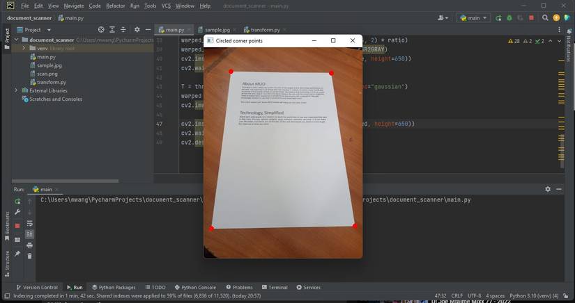 How to Create a Document Scanner Using Python
