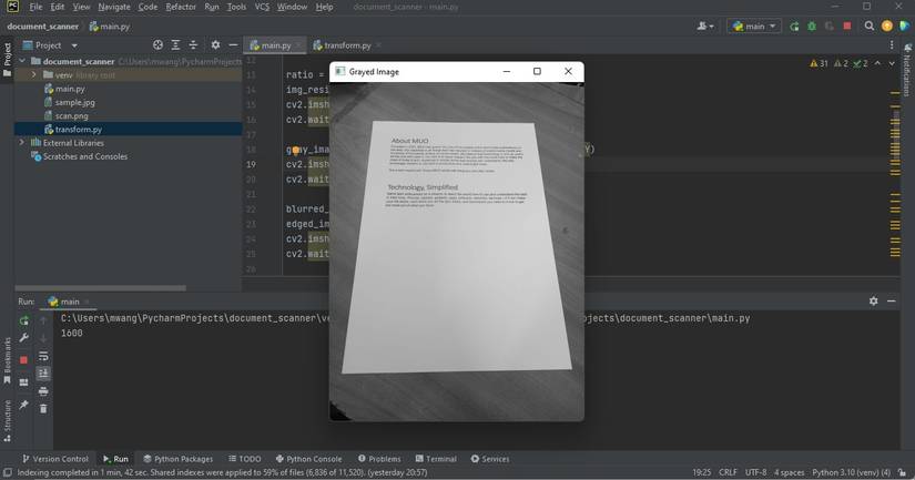 How to Create a Document Scanner Using Python
