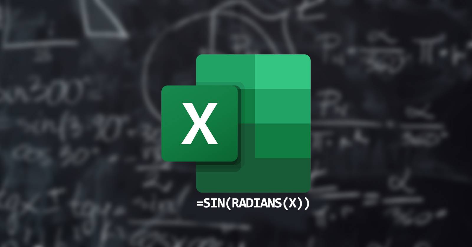 How to Use Trigonometric Functions in Excel