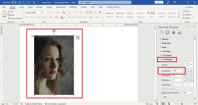 How to Mirror an Image Using Microsoft Word