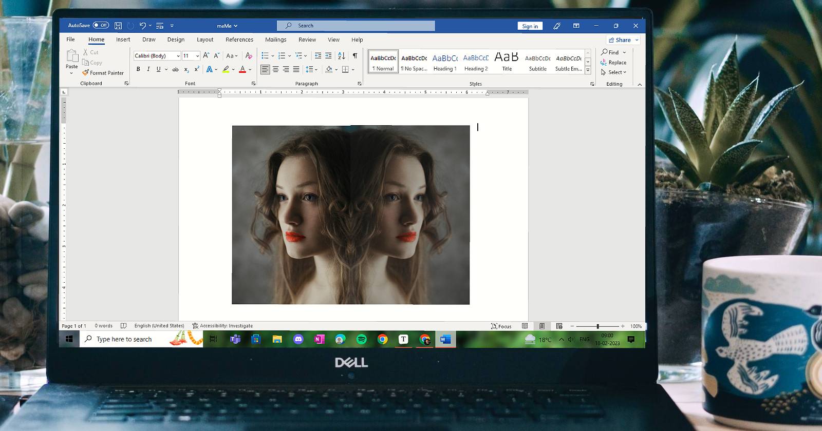 How to Mirror an Image Using Microsoft Word