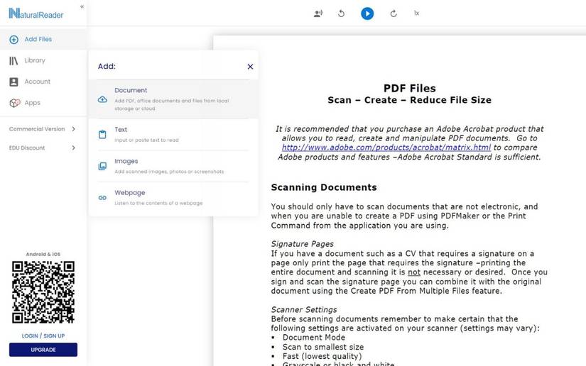 How to Turn Your PDF Into an Audiobook Online