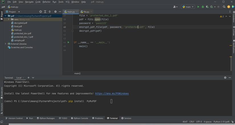 How to Encrypt and Decrypt PDF Files Using Python