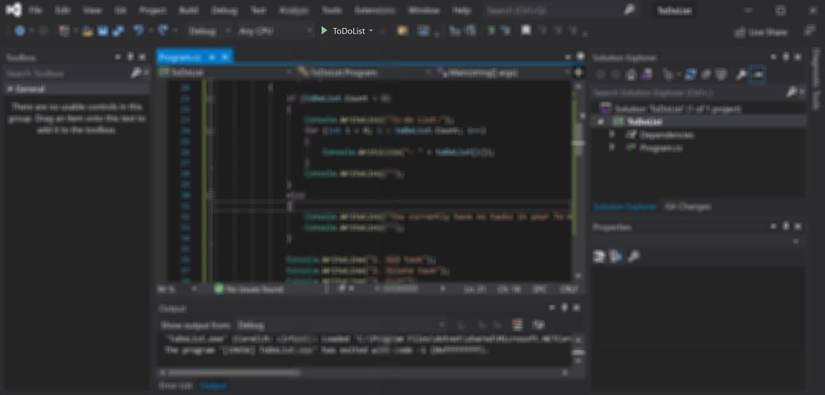 How to Make a To-Do List in C#