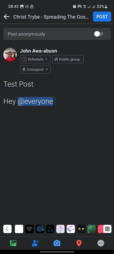How to Mention All Group Members in a Facebook Post