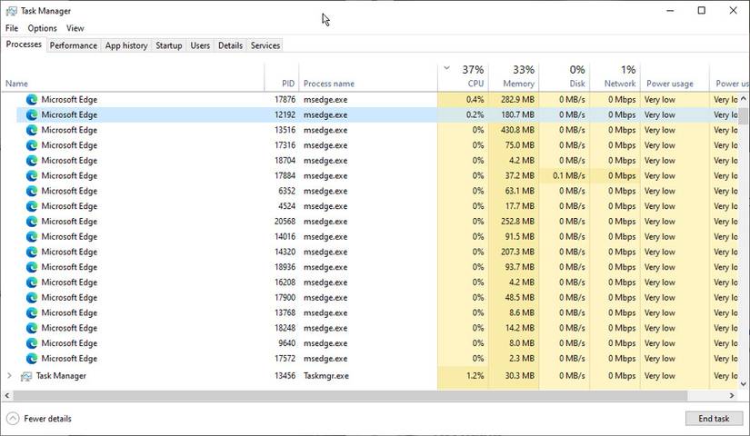 How to Stop Microsoft Edge Running So Many Processes on Windows
