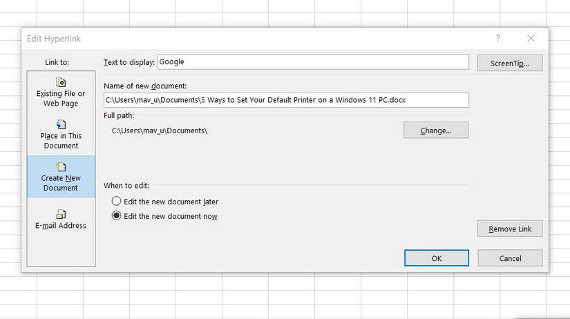 How to Add Links to Excel Spreadsheets