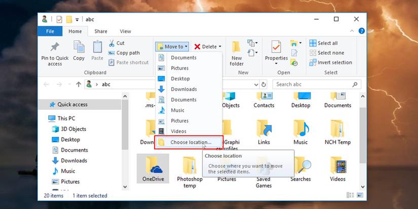 How to Change the Location of Your OneDrive Folder in Windows 10