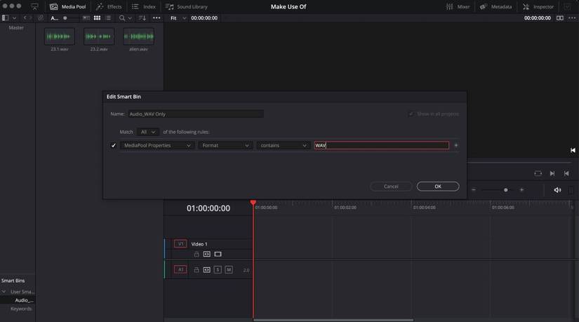 What Are Smart Bins? How to Use Them in DaVinci Resolve