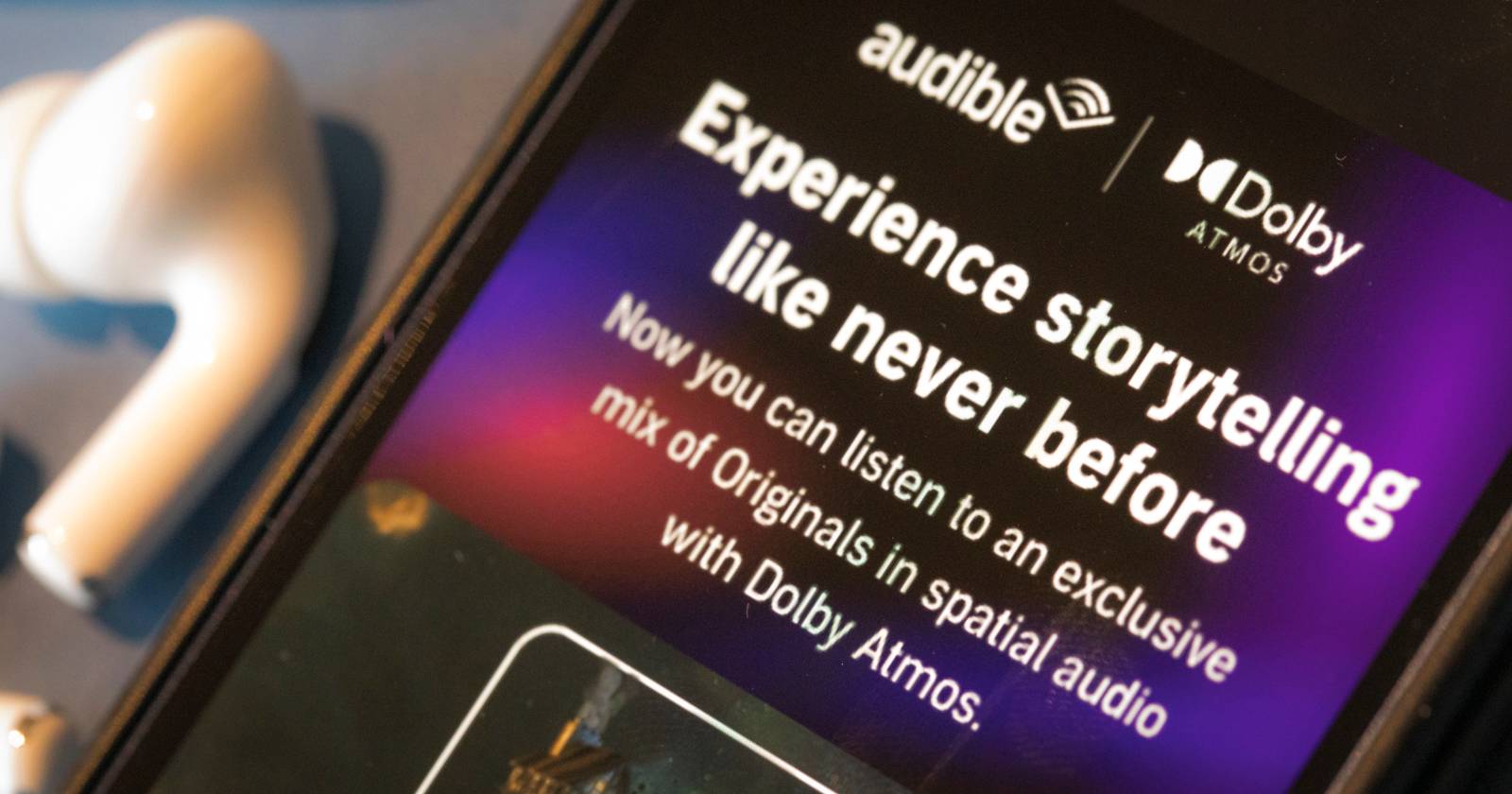 How to Listen to Audiobooks With Dolby Atmos on Audible