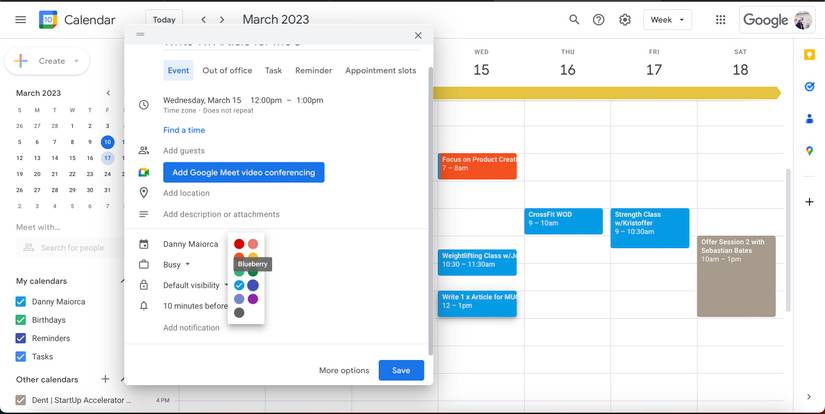 How to Plan Your Week in Google Calendar
