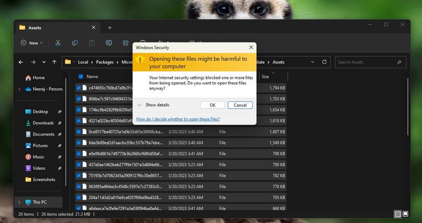 How to Save Windows Spotlight Pictures to Use as Wallpapers When You Want
