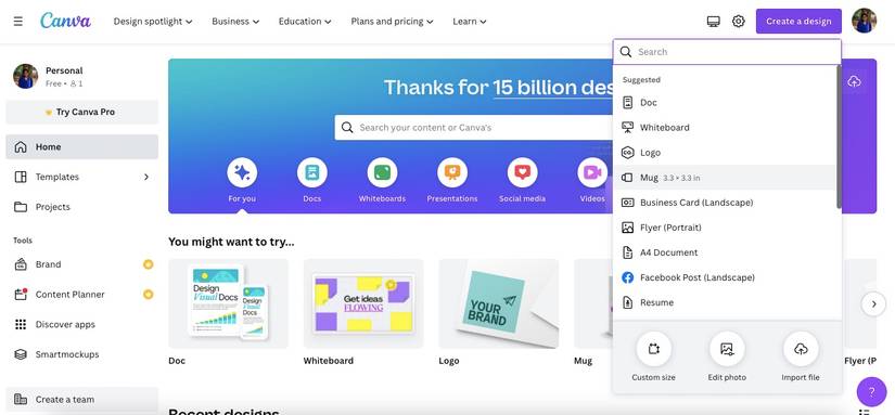 How to Create and Print a Design on a Mug Using Canva