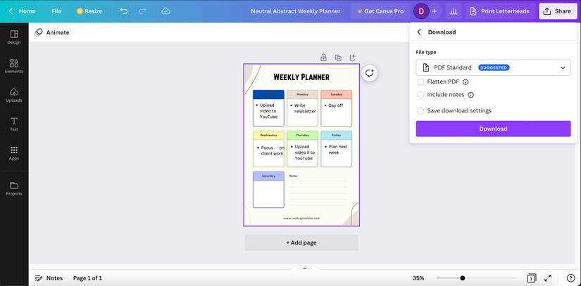 How to Create a Digital Planner Using Canva