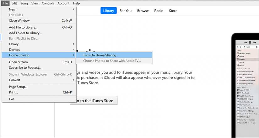 How to Use Home Sharing to Share Media Files With Another Mac or PC