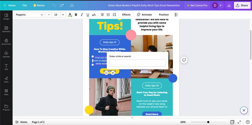 How to Design a Newsletter Using Canva