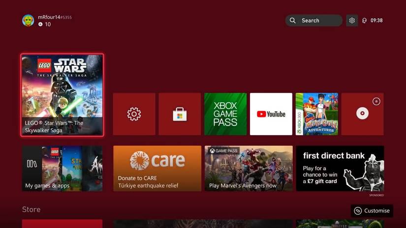 How to Tidy Up Your Xbox Series X|S Home Screen by Hiding Game Art