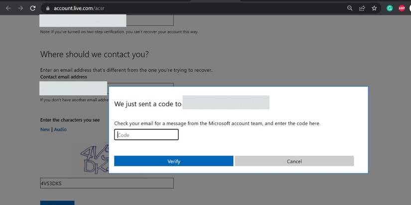 How to Use the Microsoft Account Recovery Form