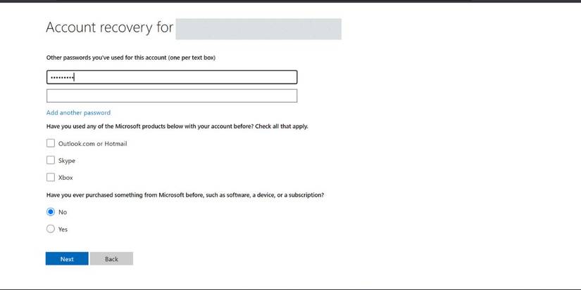 How to Use the Microsoft Account Recovery Form