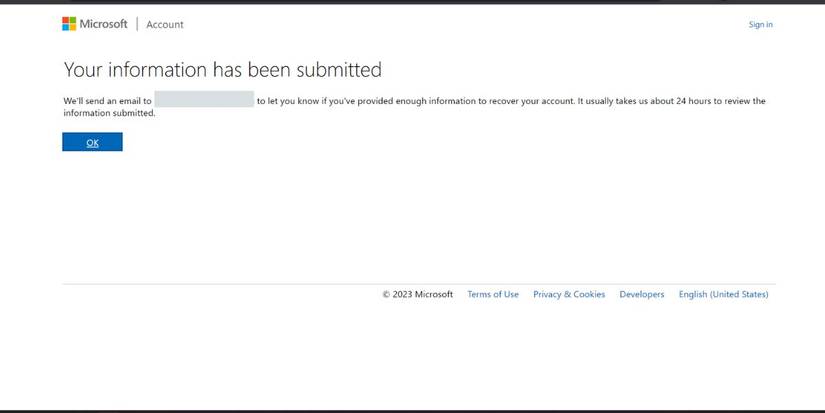 How to Use the Microsoft Account Recovery Form