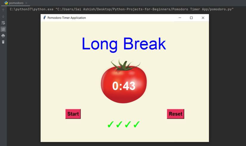 How to Build Pomodoro Timer App Using Python