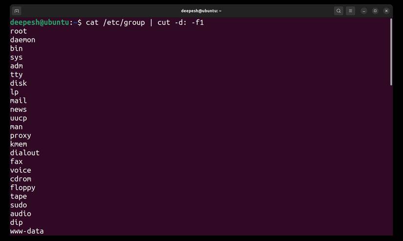 How to List All User Groups on Linux