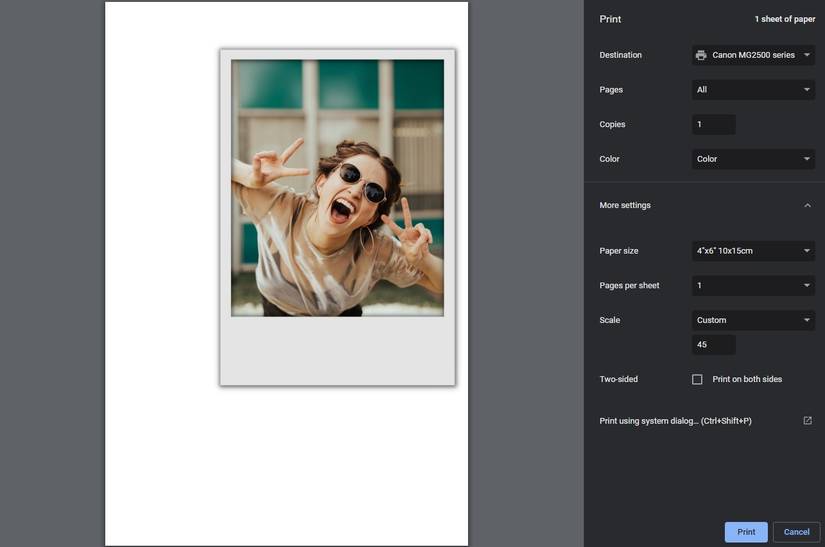 How to Create Printable Polaroid-Style Photos Using Canva