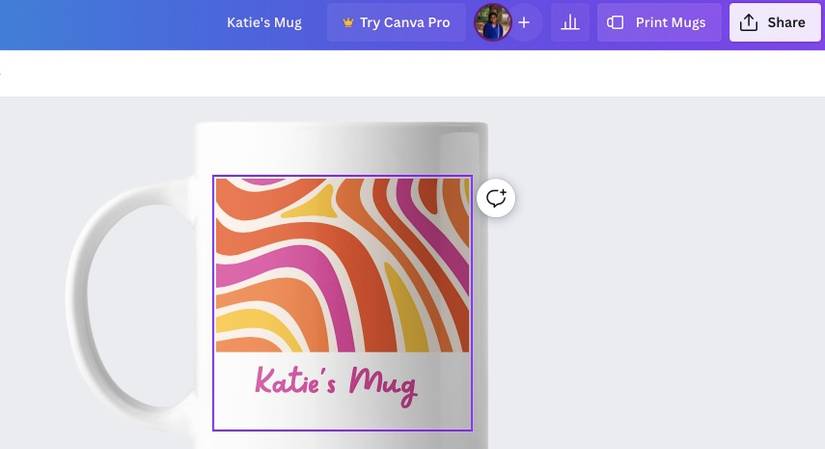 How to Create and Print a Design on a Mug Using Canva