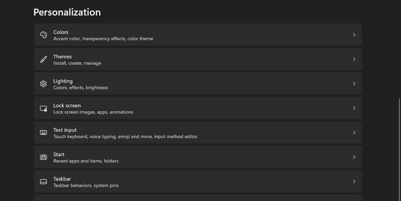How to Enable RGB Lighting Controls in Windows 11
