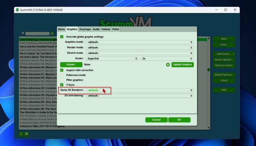 The Optimal Way to Play Classic Adventures in Full HD With ScummVM on Windows