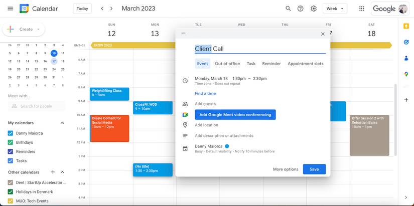 How to Plan Your Week in Google Calendar