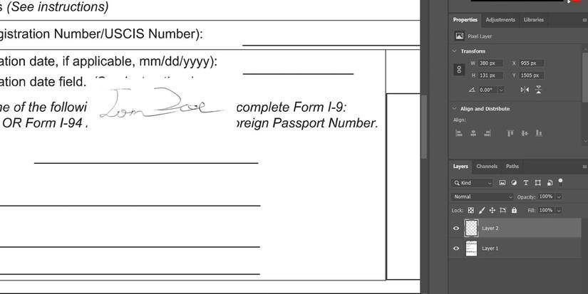 How to Use Photoshop to Add Realistic Signatures to Documents