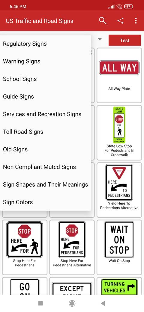 The 6 Best Android Apps to Learn US Road Signs