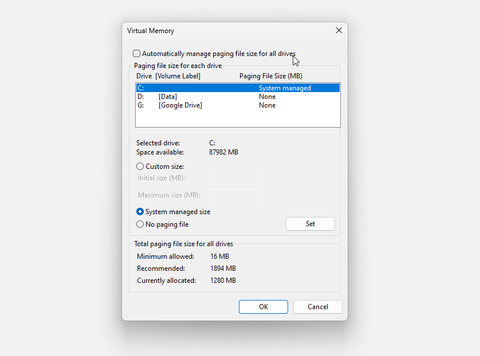 How to Increase Virtual Memory In Windows 11