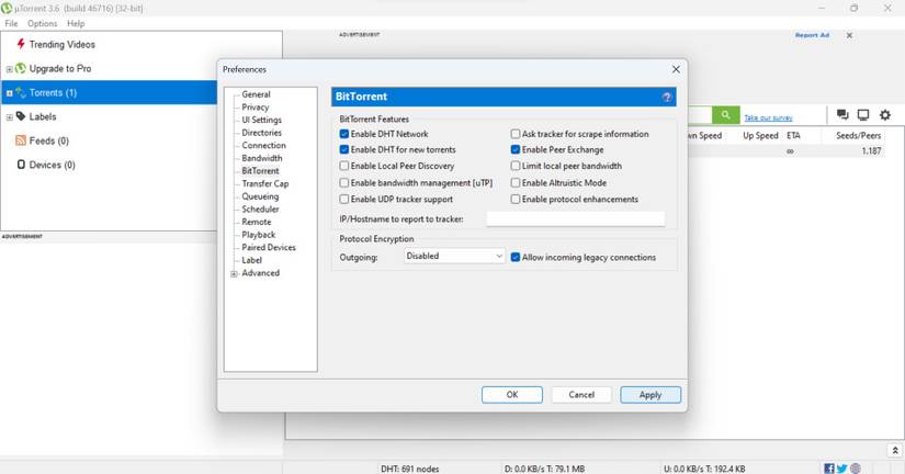 How to Speed Up Download Speeds in uTorrent for Windows