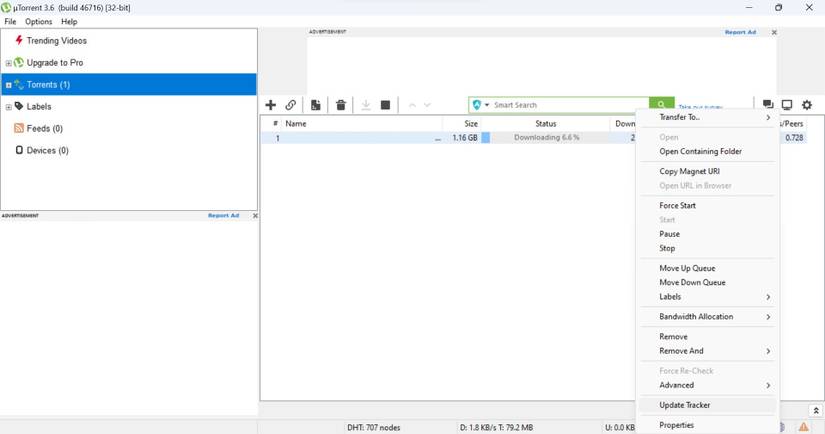 How to Speed Up Download Speeds in uTorrent for Windows