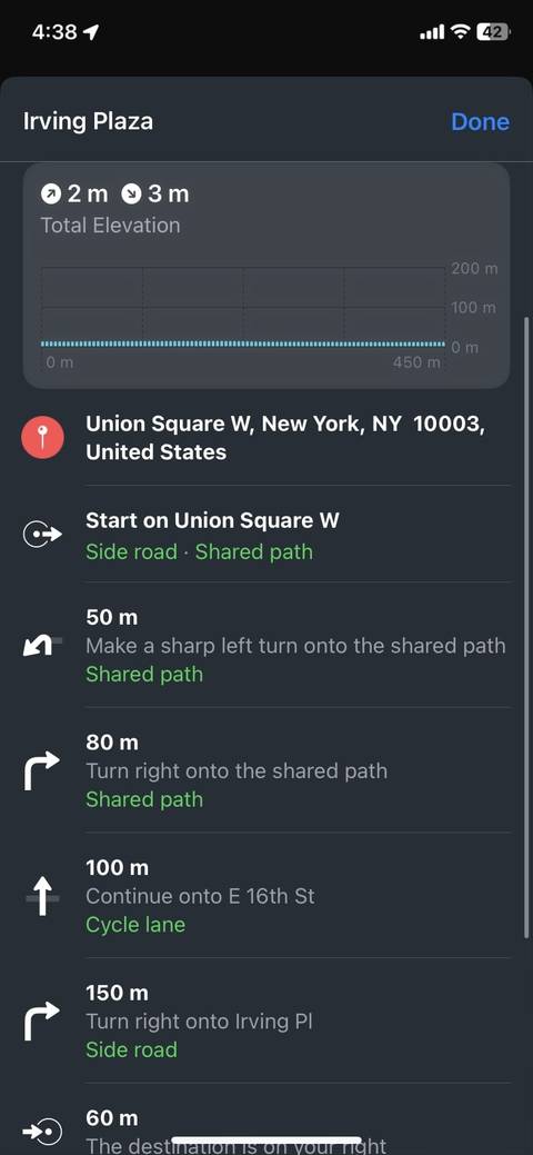 How to Get Cycling Directions in Apple Maps