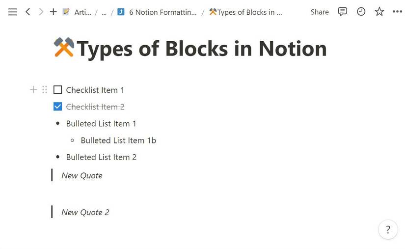 6 Notion Formatting Tricks for Effortless Note-Taking