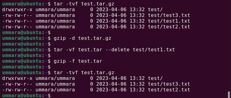 How to Extract a Single File or Directory From TAR or TAR.GZ