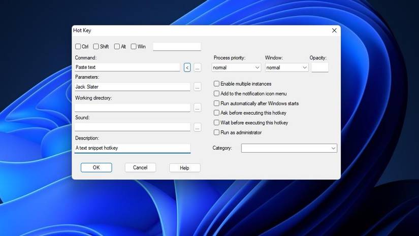 How to Set Up Custom Hotkeys for Pasting Pre-Defined Text Snippets in Windows 10 & 11