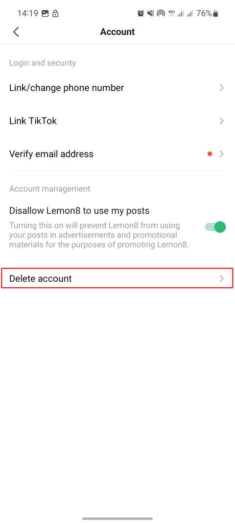 How to Delete Your Lemon8 Account
