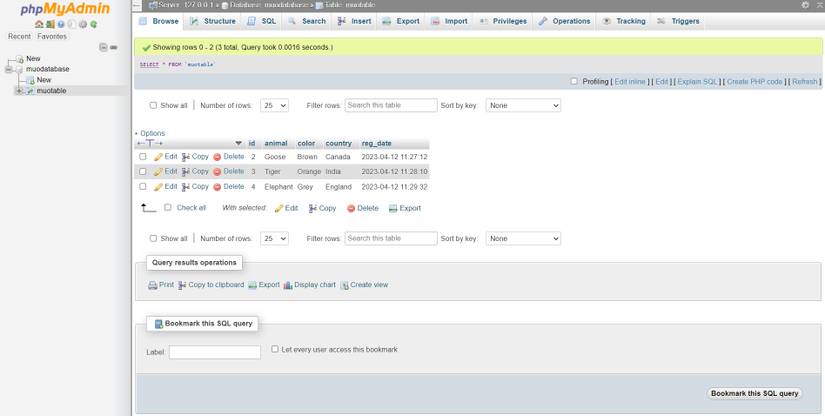 Build a MySQL Database Using PHP