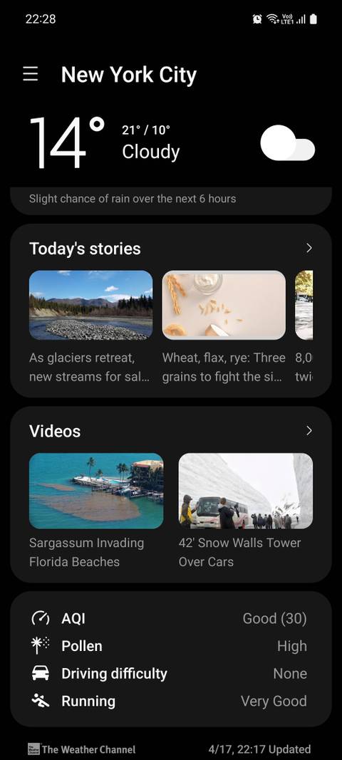 How to Use the Weather App on Your Samsung Phone