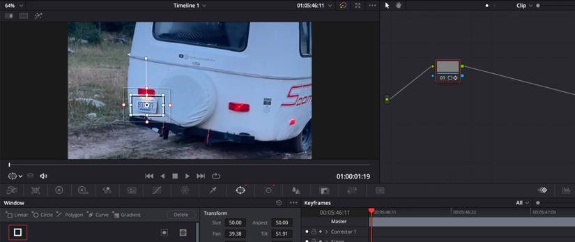 How to Blur and Track Moving Objects in DaVinci Resolve
