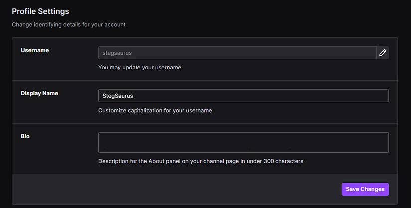 How to Change Your Twitch Username