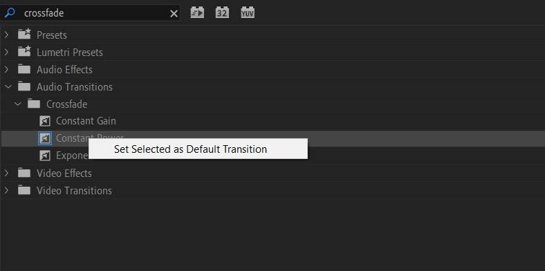 How to Crossfade Audio in Adobe Premiere Pro