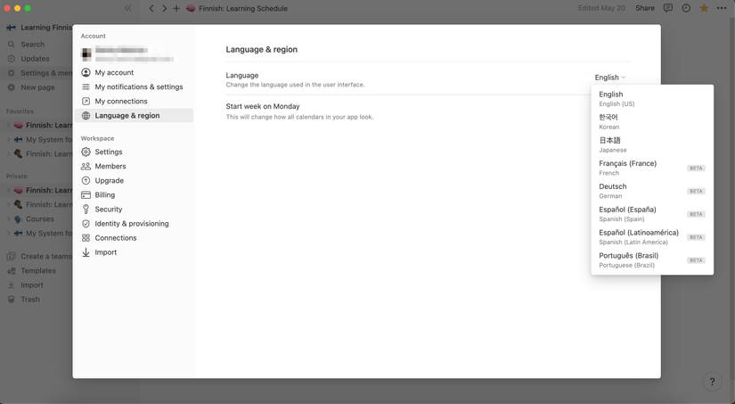 How to Change the Language in Notion: A Simple Guide